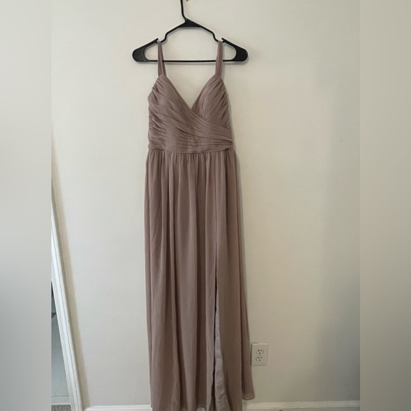 Azazie | Dresses | Azazie Aziza Bridesmaid A Line Pleated Dress Size A2 ...
